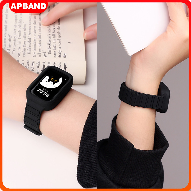 Jual Silicone Case Strap for Xiaomi Mi Band 9 Active / Redmi Band 3 ...