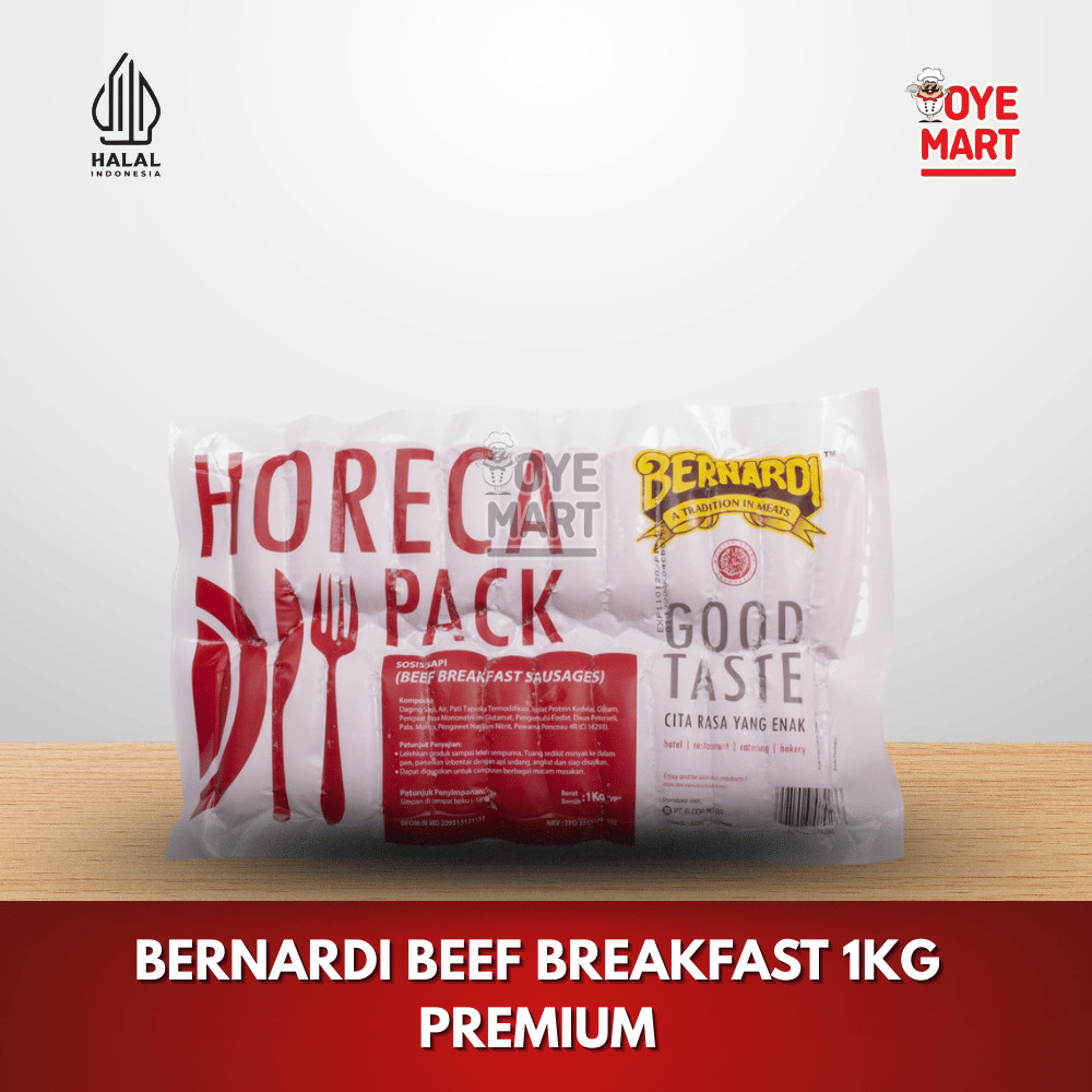 Jual BERNARDI HORECA BEEF BREAKFAST 1KG PREMIUM | Shopee Indonesia