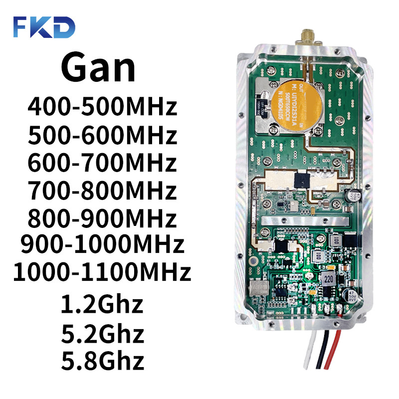 Jual 50W GAN Module 400-500MHZ 500-700MHZ UAV FPV Signal Module With ...