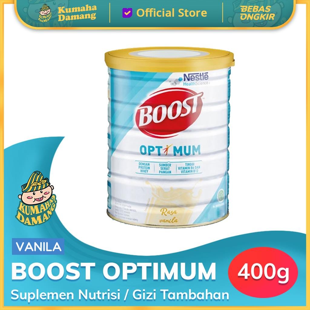 Jual Nutren Boost Optimum Susu Bubuk 400 gram | Shopee Indonesia