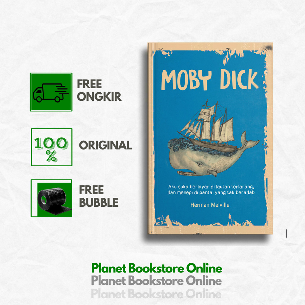 Jual Novel Sastra Klasik Moby Dick - Herman Melville | Shopee Indonesia