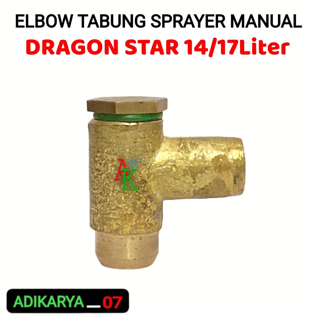 Jual Elbow kuningan tabung pompa sprayer manual DRAGON STAR | Shopee ...