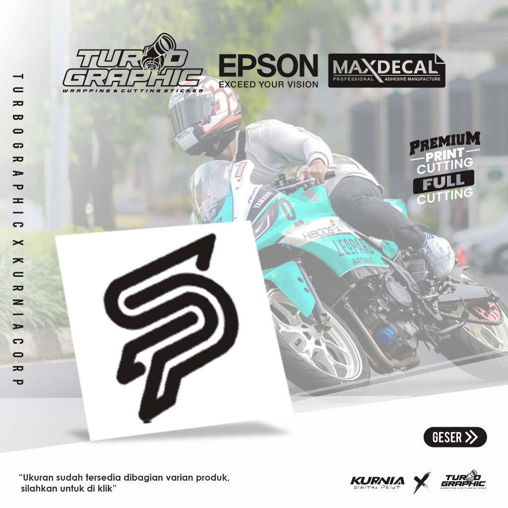 Jual Sticker Cutting Logo Sp Stiker Cutting Logo Speed People , Sticker ...