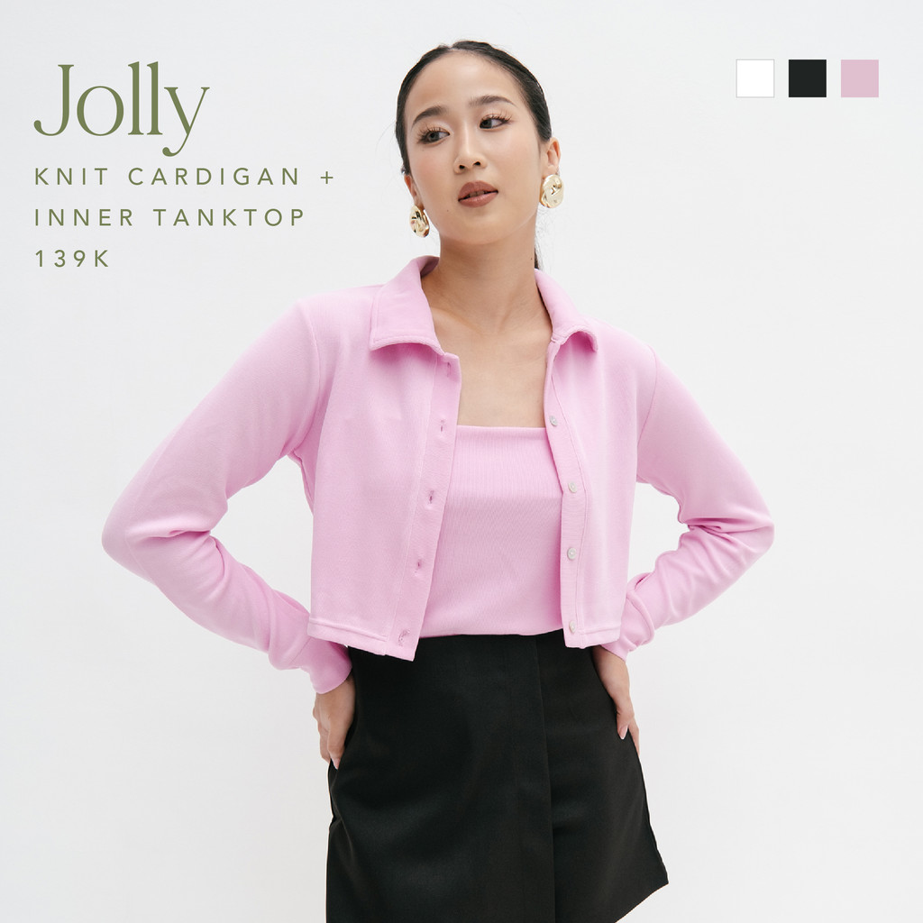 Jual Jolly Knit Cardigan -- Ocha Wear | Premium Knit Wear | Outer ...