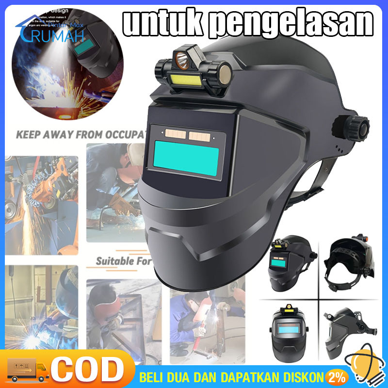 Jual Helm Las auto darkening welding helmet Helm las otomatis auto ...