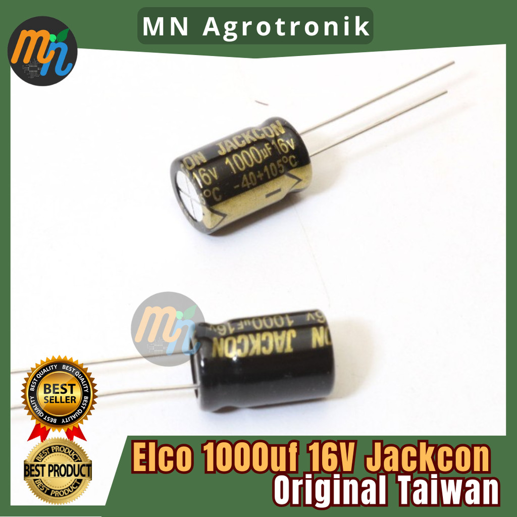 Jual Elco 1000uF 16V Original Taiwan | Shopee Indonesia