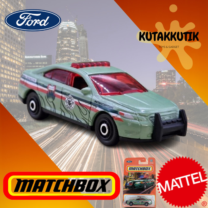 Jual Matchbox Mobil Polisi Sedan Ford Police Interceptor Hijau Ford ...