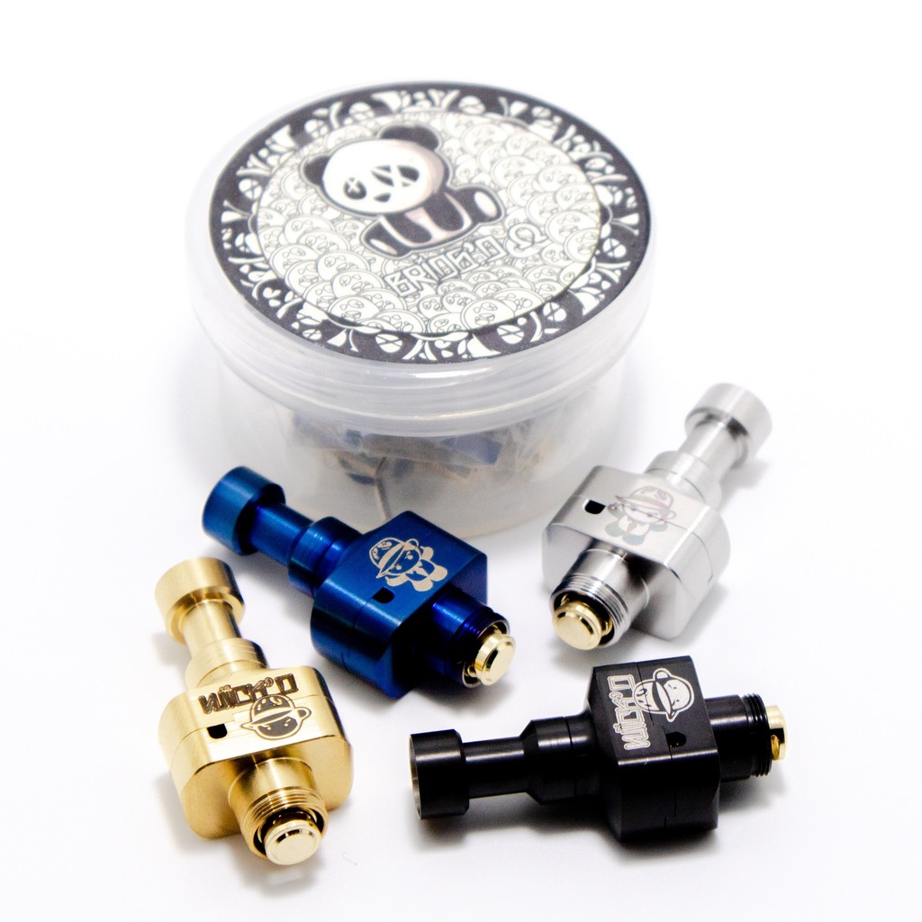 Jual New Wick'D Bridg'D Omega Panda V3 RBA Bridge Atomizer Vape 1:1 ...