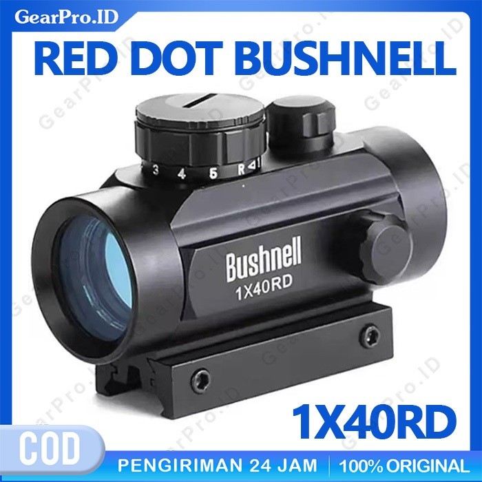 Jual Reddot Rdl Bushnell reddot 1x40 green dot holosight metal RD / Red ...