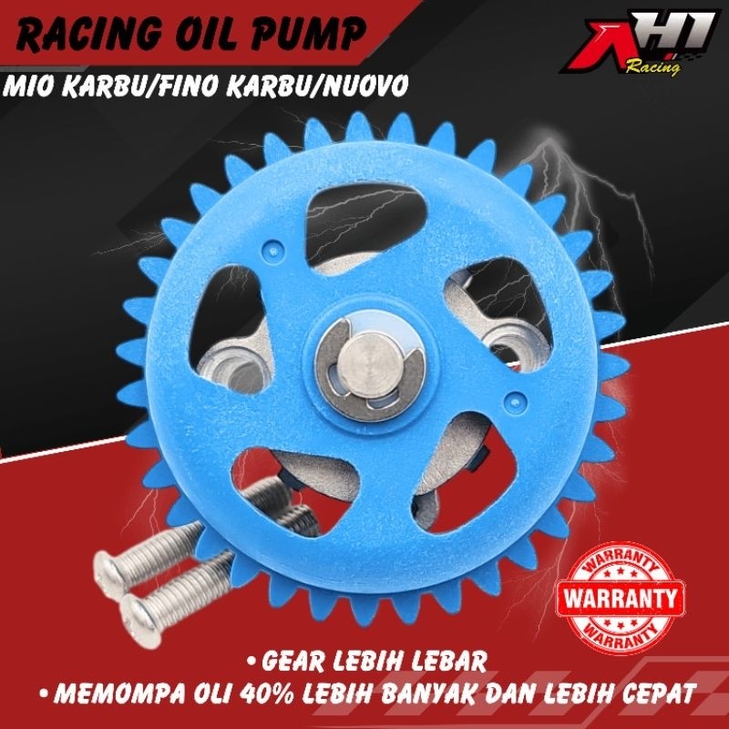 Jual AH1 RACING OIL PUMP POMPA OLI MIO FINO MIO KARBU SMILE SOUL SPORTY AEROX 155 NMAX LEXI 125 ...