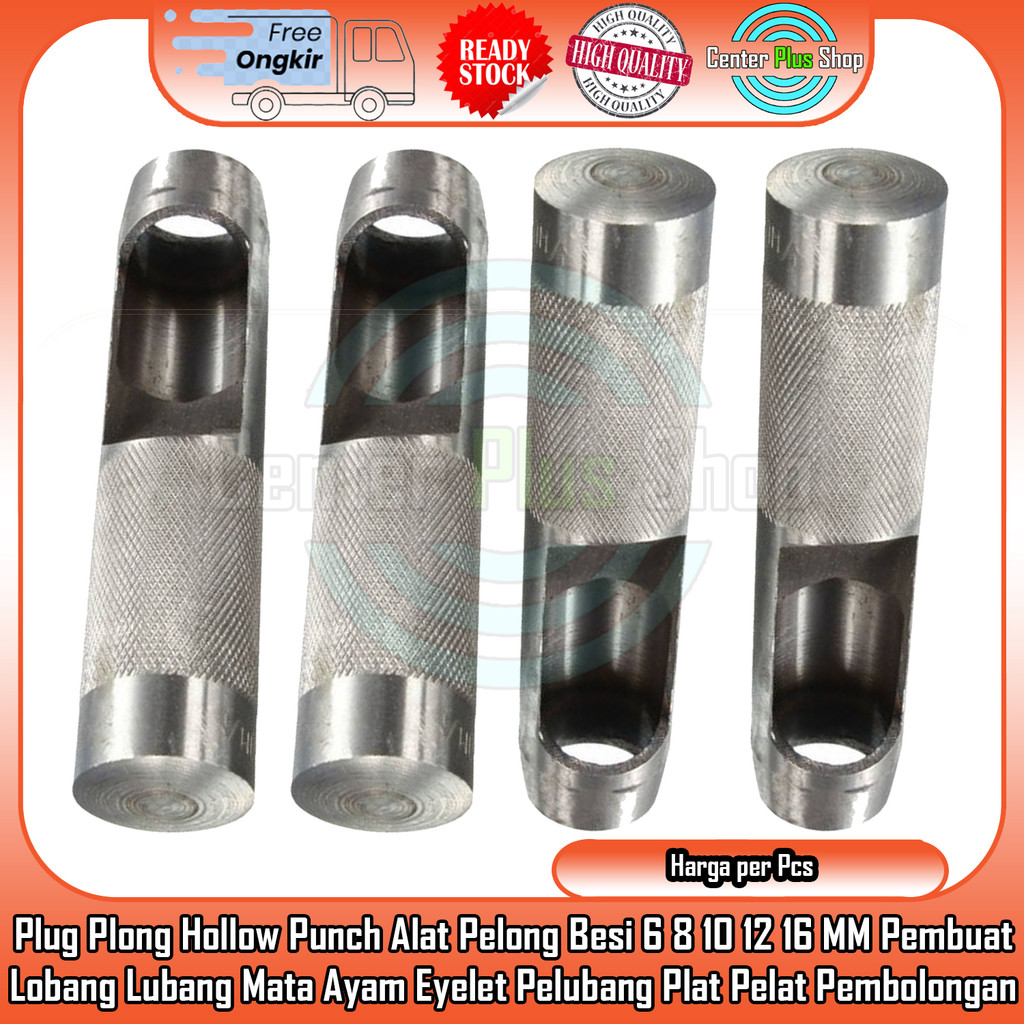 Jual Plug Plong Hollow Punch Alat Pelong Mata Besi Ploong Pukul ...