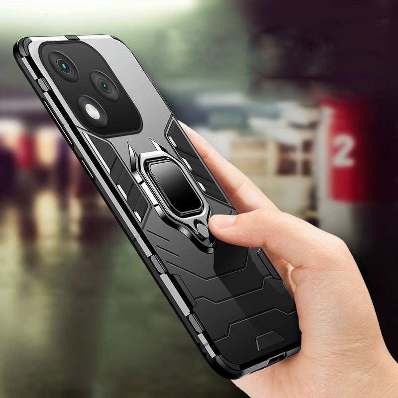 Jual Untuk Honor 400 lite Phone Case Shockproof Armor besi Cincin Logam ...