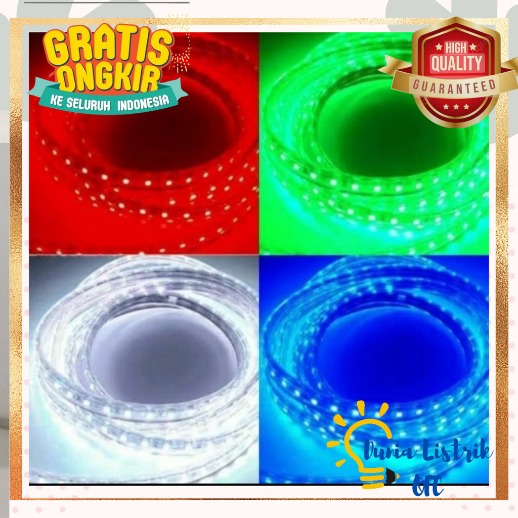 Jual Strip Led SMD AC 220V Led stripe Murah Lampu Plafon Lampu Selang ...