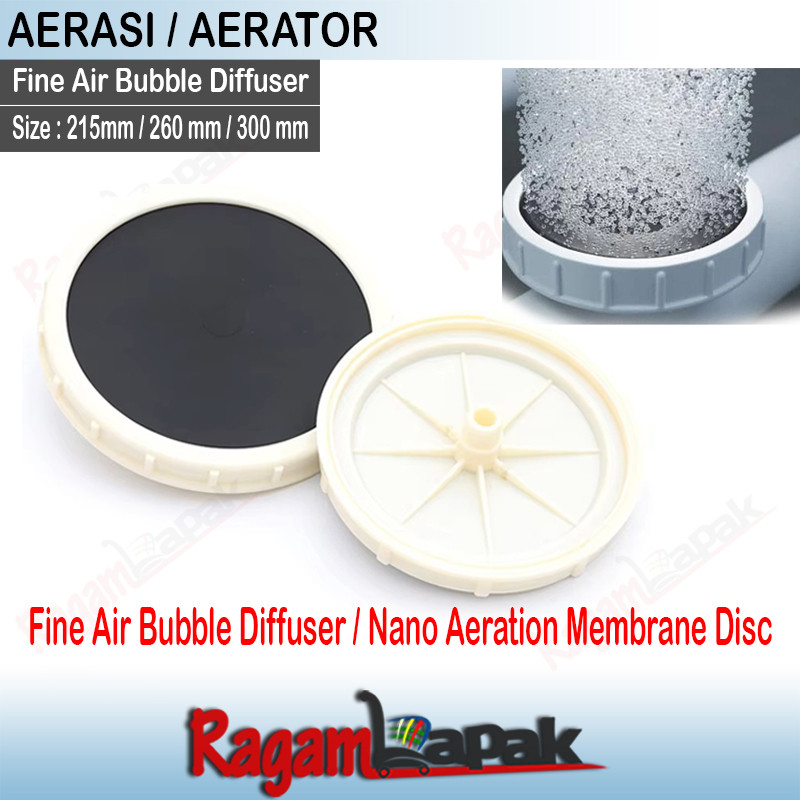 Jual (RLS) Fine Air Bubble Diffuser 300mm / Disk Membran Aerasi ...