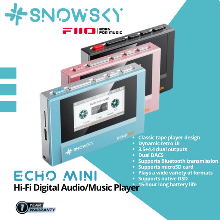 Jual FiiO Snowsky ECHO MINI Portable High-Res Lossless Music MP3 Player | Shopee Indonesia