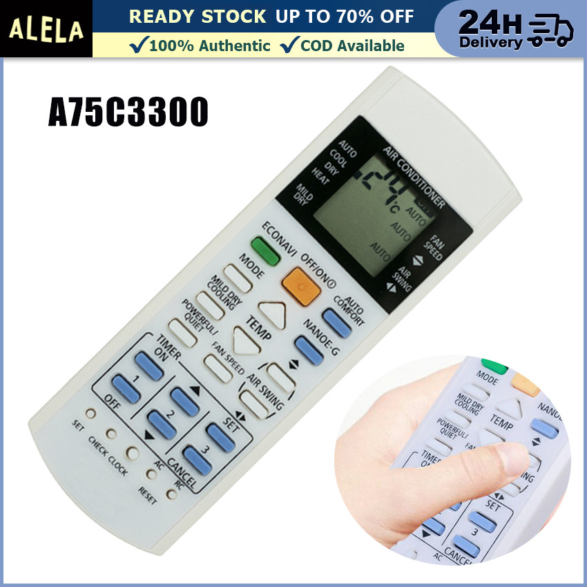 Jual Remote / Remot AC Panasonicc Econavi Autocomfort Ecosmart Inverter ...