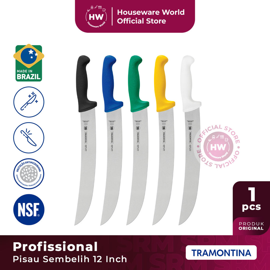 Jual TRAMONTINA Pisau Sembelih/Butcher Knife 12" Proffisional Master ...