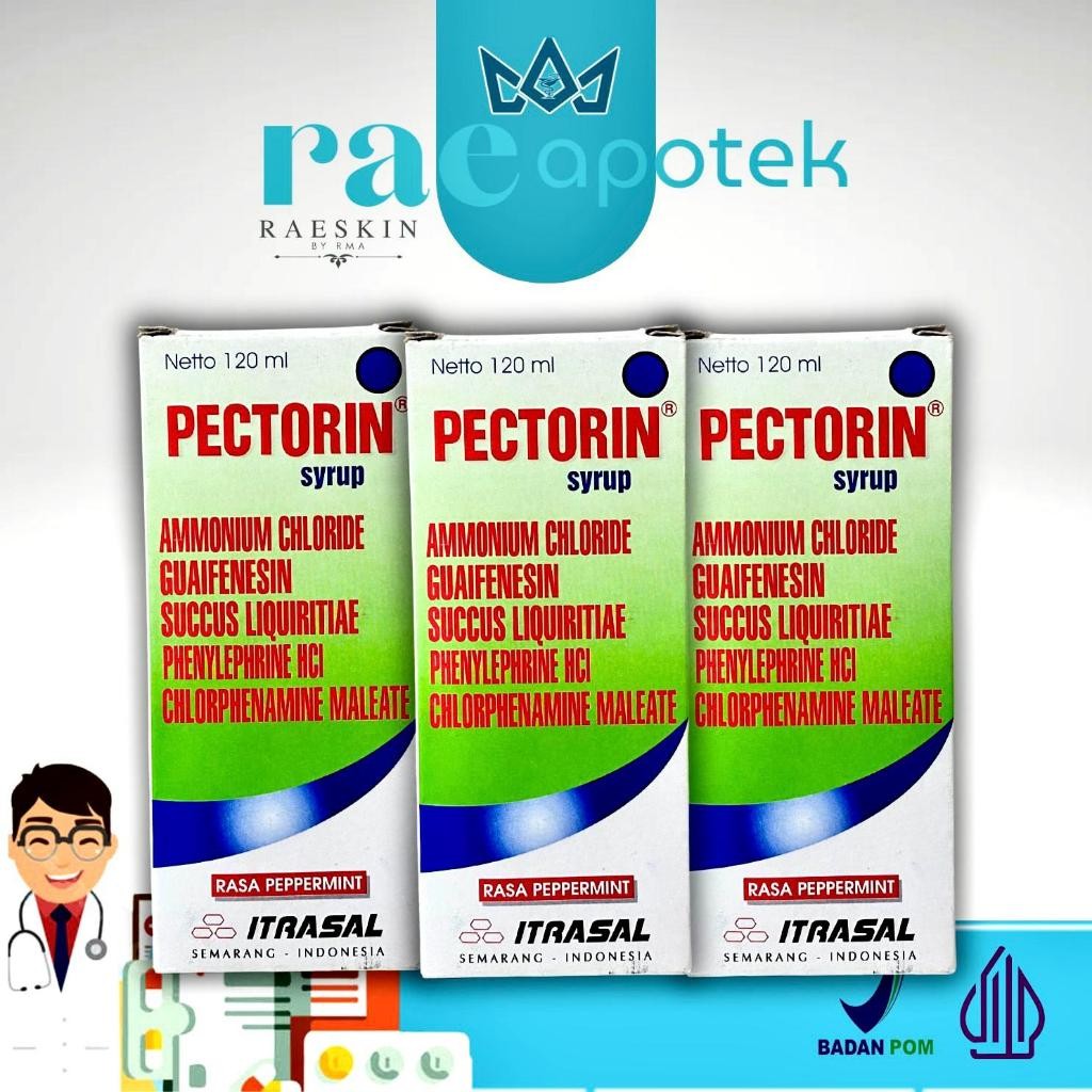 Jual Obat Batuk Pectorin Sirup Untuk Meringankan Batuk Berdahak dan ...