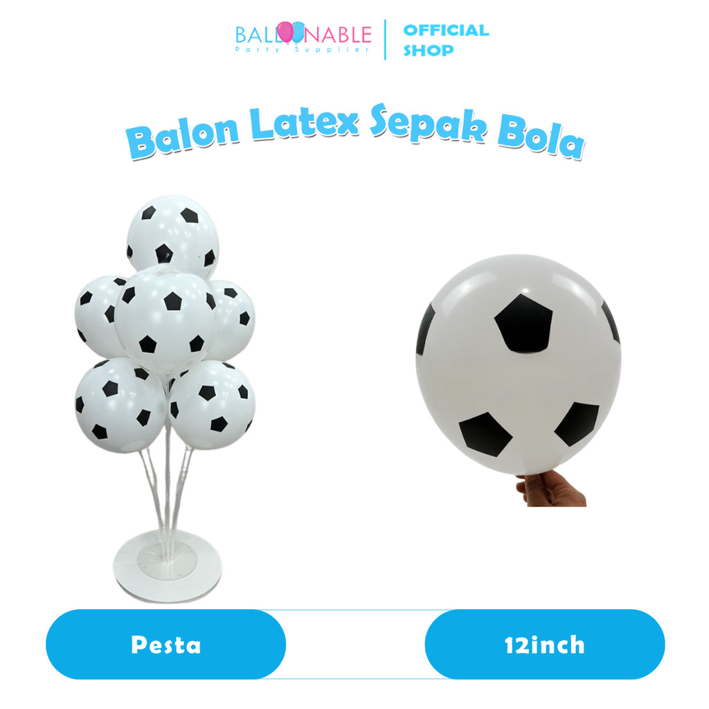 Jual Satuan Balon Latex Bola / Latex Football / Balon Bola Latex Sepak ...