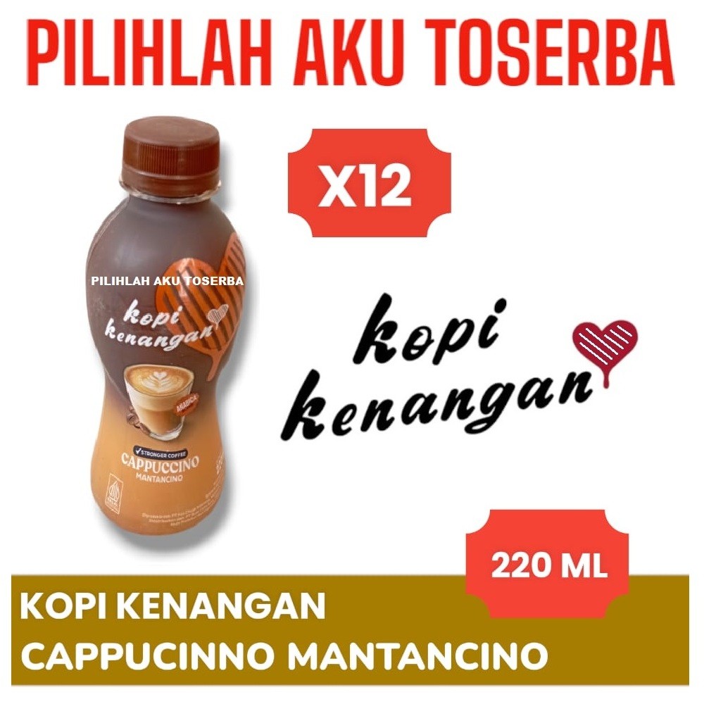 Jual KOPI KENANGAN MANTANCINO 220 ml - ( HARGA 12 botol ) | Shopee Indonesia