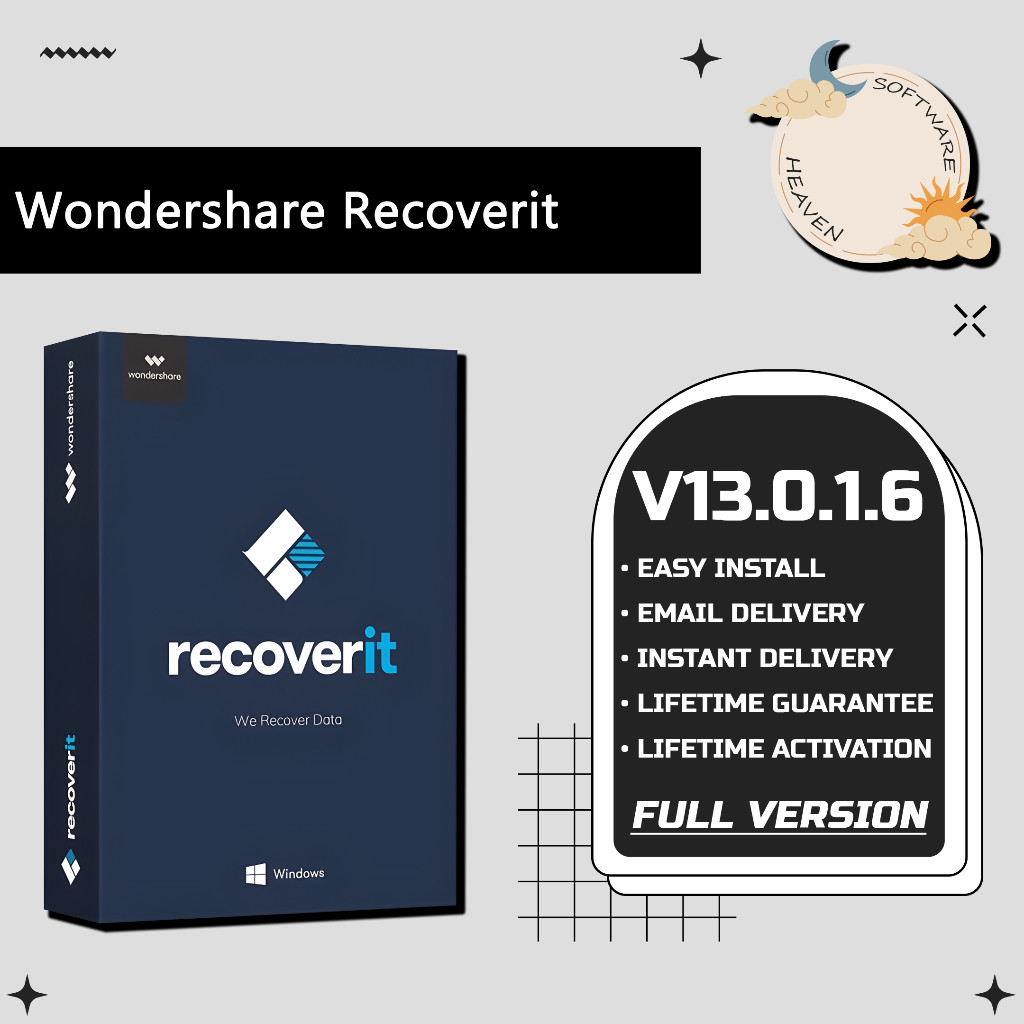 Jual (Win/Mac) Wondershare Recoverit Pro 13.0.1.6 Full Version (Versi Terbaru) | Shopee Indonesia