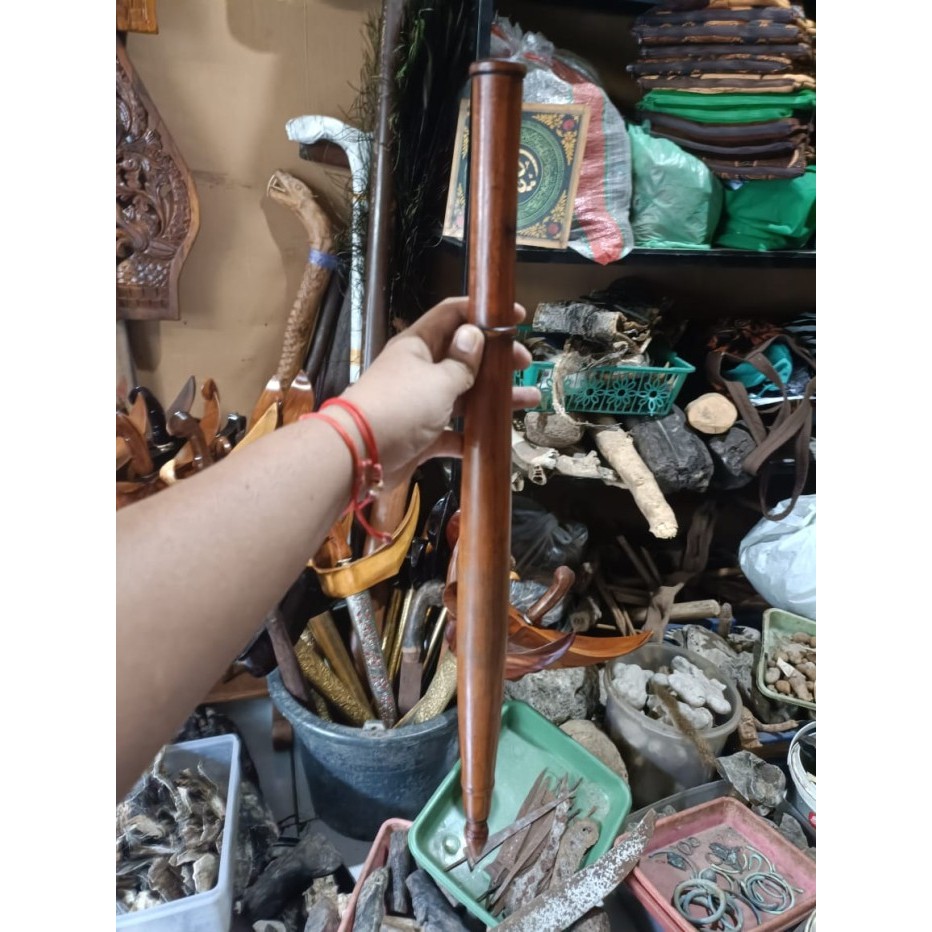 Jual termurah dari kayu jati deder tombak scan tombak dari kayu jati ...