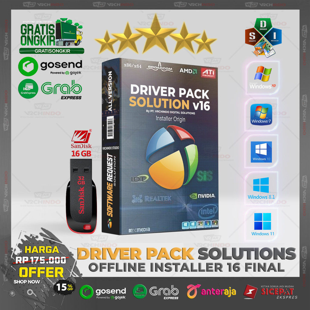 Jual DriverPack Offline Solutions | USB Driver Package Installer ...