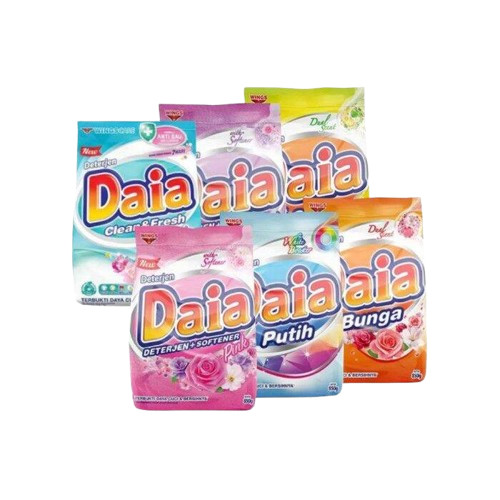 Jual DAIA DETERJEN POWDER BUBUK SOFTENER 800 GR ROMANTIC PINK CLEAN FRESH FLORAL BLOSSOM LEMON ...