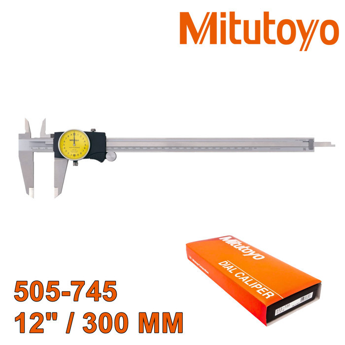 Jual Vernier Caliper Dial 0-300 Mitutoyo 505-745 0.02 Sigmat 12 Inch Jangka Sorong | Shopee ...