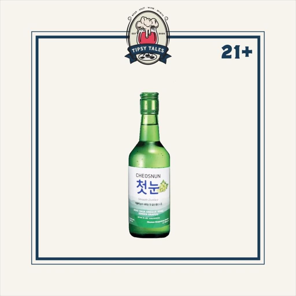 Jual Soju Cheosnun 360ml Green grape | Shopee Indonesia
