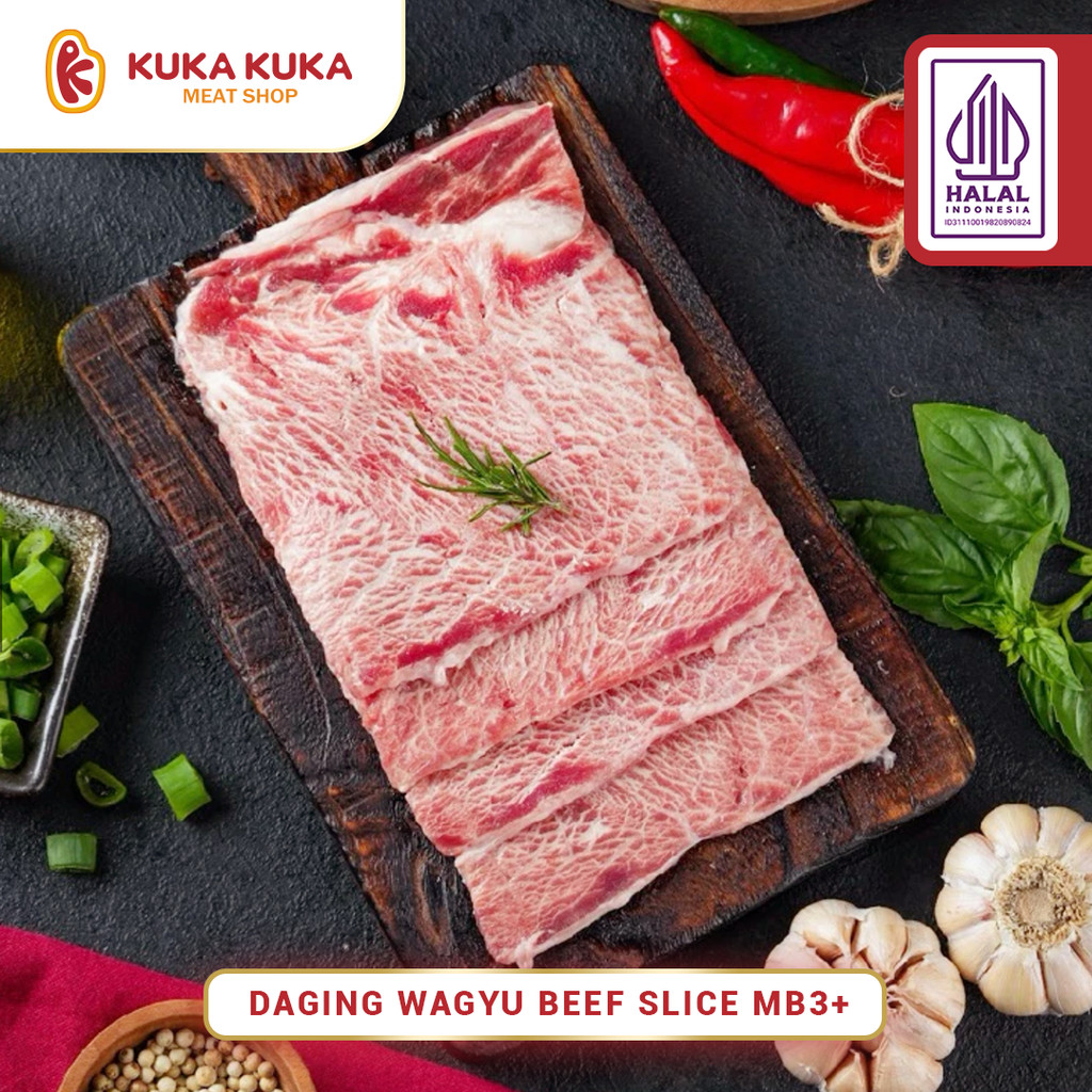 Jual Daging Sapi Wagyu Beef Slice MB 3 FRESH CUT! | Shopee Indonesia