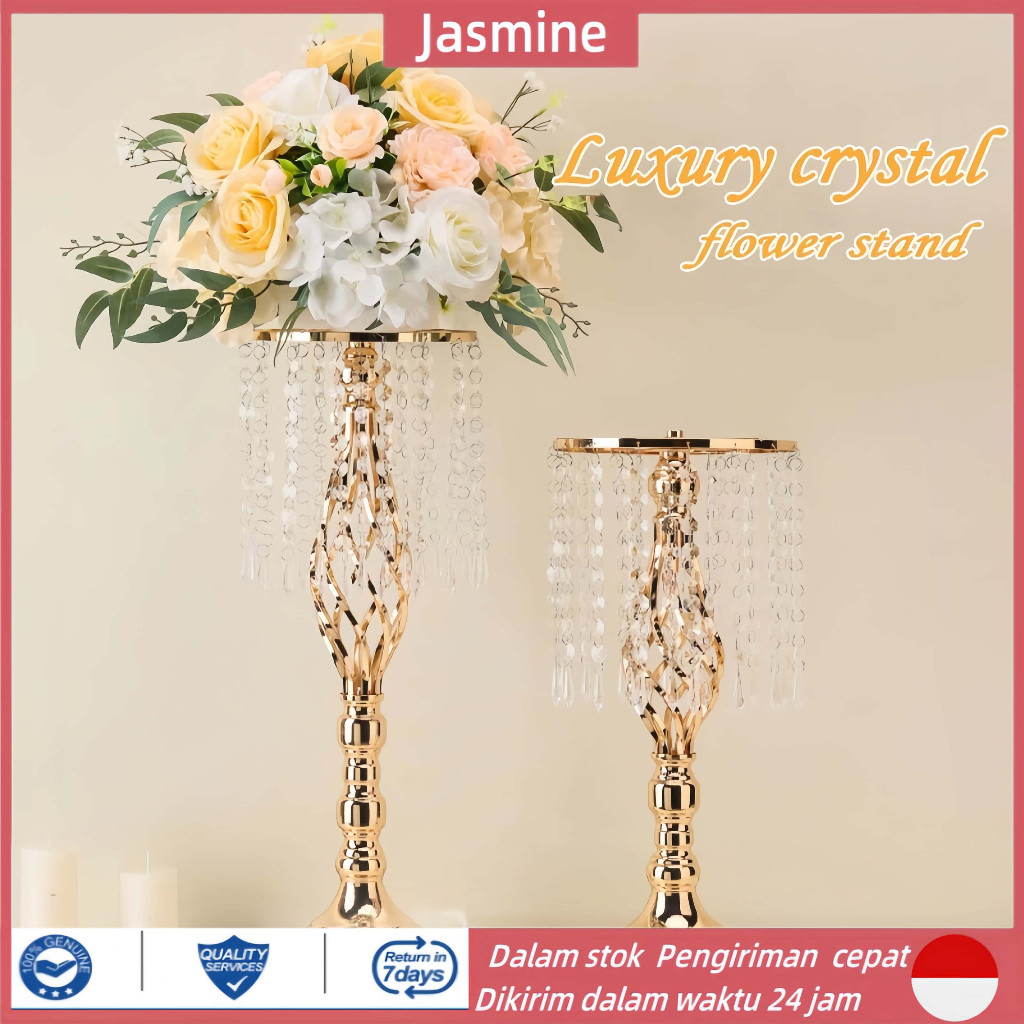 Jual uu68oo Vas Pernikahan Prop Tempat Lilin Emas Tempat Lilin Meja ...