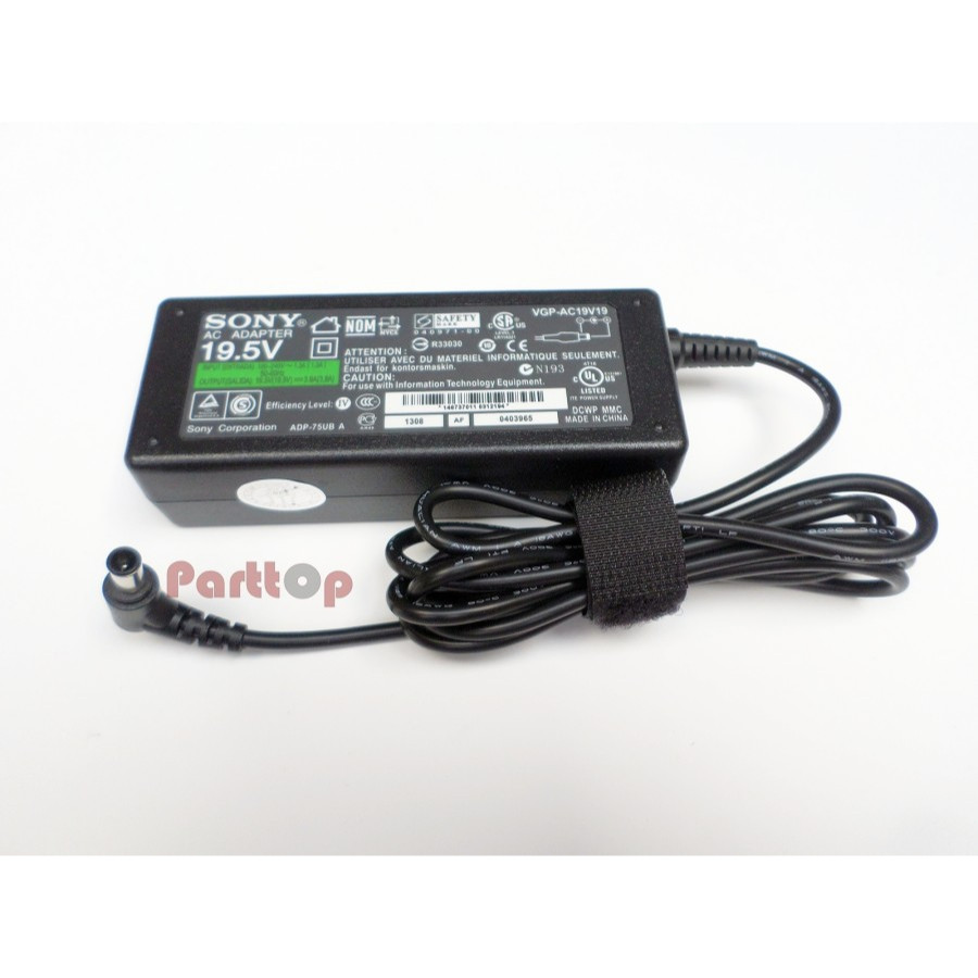 Jual ORIGINAL Adaptor Adapter Charger Casan Sony Vaio 19.5V - 3.3V ...