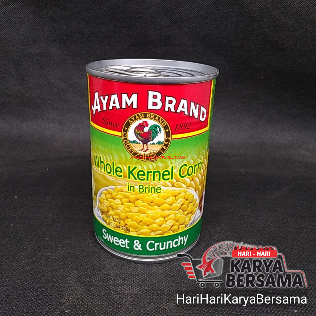 Jual AYAM BRAND WHOLE KERNEL CORN IN BRINE 425GR | Shopee Indonesia