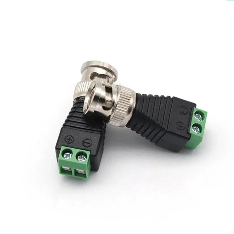 Jual 5/20PCS Metal Male BNC Connector with DC Connector Plug Screw ...