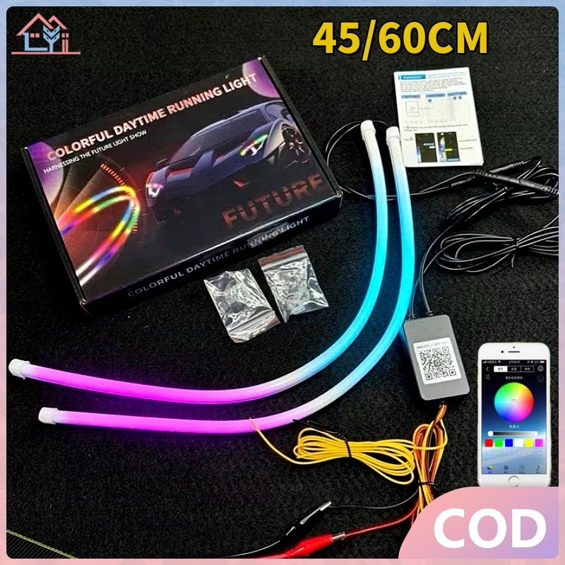 Jual 【Pengiriman Jakarta】ORIGINAL DRL RGB MATRIX 45CM UNIVERSAL ALIS 60 ...