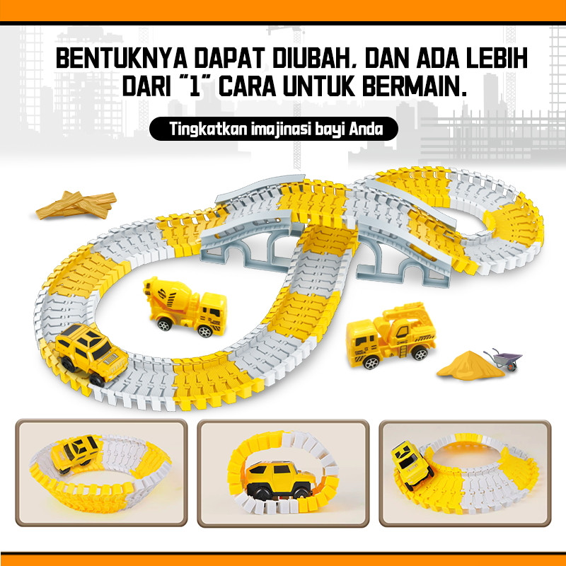 Jual Mobil Rel Elektrik Super Cepat 338PCS/127PCS/180PCS/ - Mainan ...