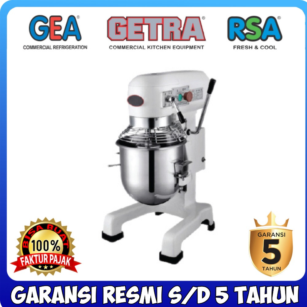 Jual PLANETARY MIXER GETRA 10 LITER B-10HJ MIXER ADONAN ROTI KUE TELUR ...
