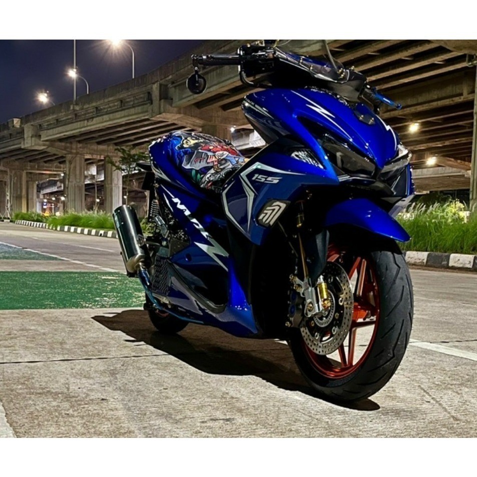 Jual STRIPING TRANSPARAN NVX COSTUM AEROX OLD 155 VVA LIGHTNING DESIGN ...