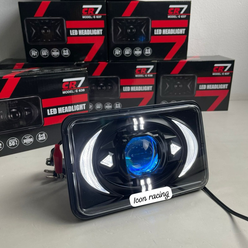 Jual cuci gudang Lampu Biled Rx King 2 Mode Senja CR7 Model Kotak 4x6 ...