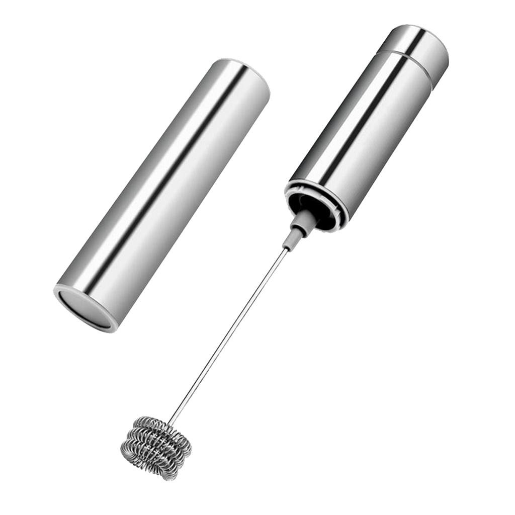 Jual Electric Milk Frother Hand Pump Foamer Mesh Maker Creamer Brush ...