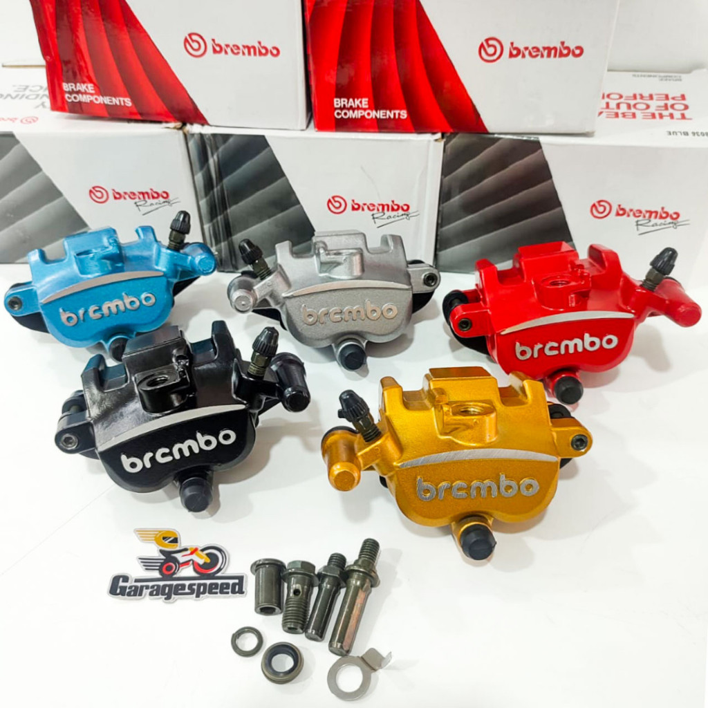 Jual KALIPER BREMBO UNIVERSAL 2 PISTON MODEL SAMURAI KANAN KIRI | Shopee Indonesia
