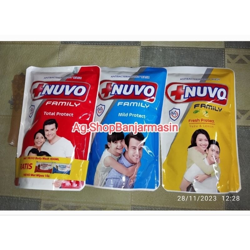 Jual Nuvo Sabun Cair Refill 400 ml | Shopee Indonesia