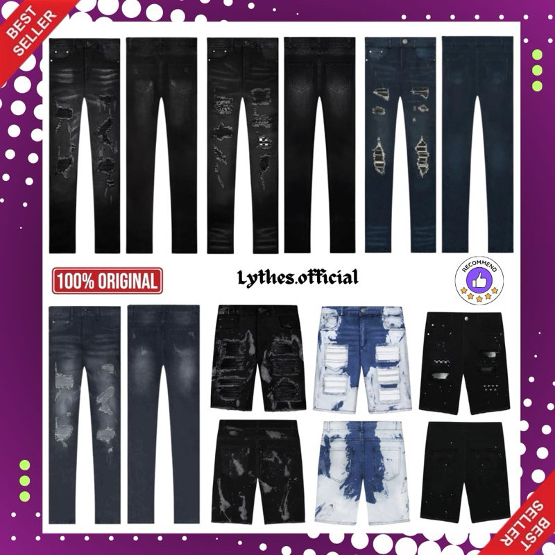 Jual [100% ORIGINAL] Rucas Caviar Leather Biker Jeans // Rucas Grand ...