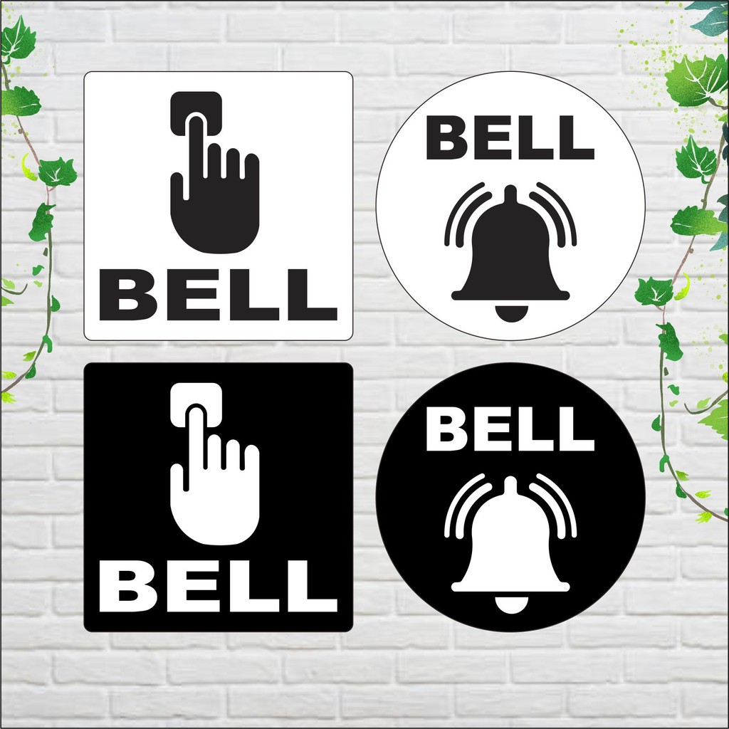 Jual YS BELL SIGN AKRILIK / PETUNJUK BELL RUMAH / SIGN BELL | Shopee ...