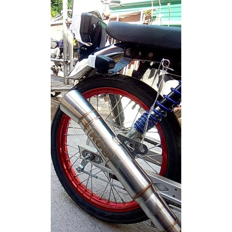 Jual ( Kou super open Canister 51mm loudest pipe Champion | Shopee ...
