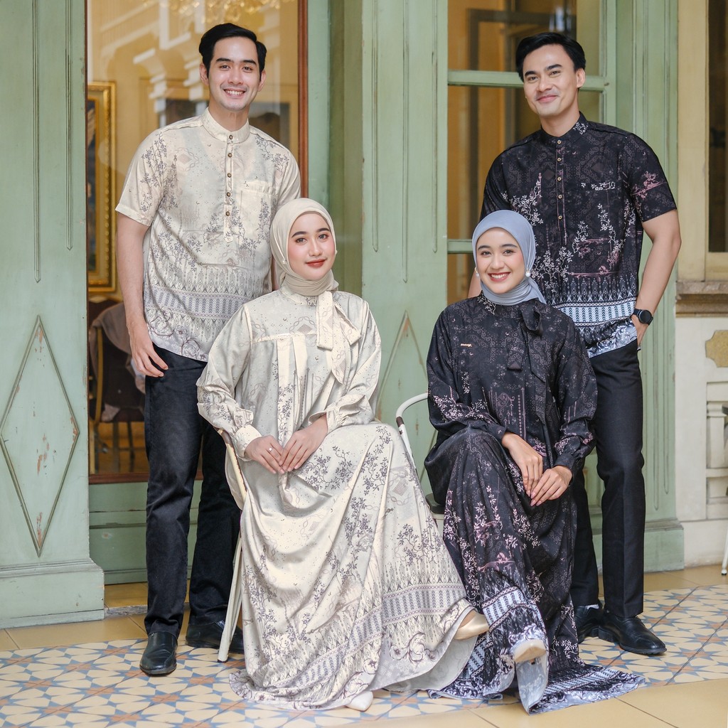 Jual Ventedaily - Bianca Couple Silk Sarimbit Suami Istri Raya Simple ...