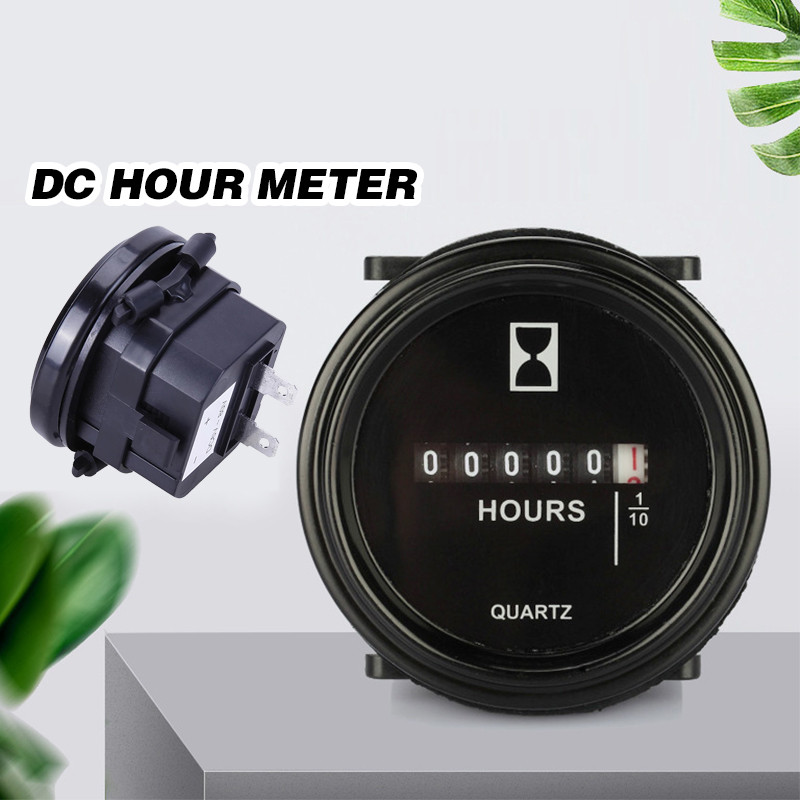 Jual Hour Meter SH-1 DC 6V-80V Quartz Hour Meter Gauge | Shopee Indonesia
