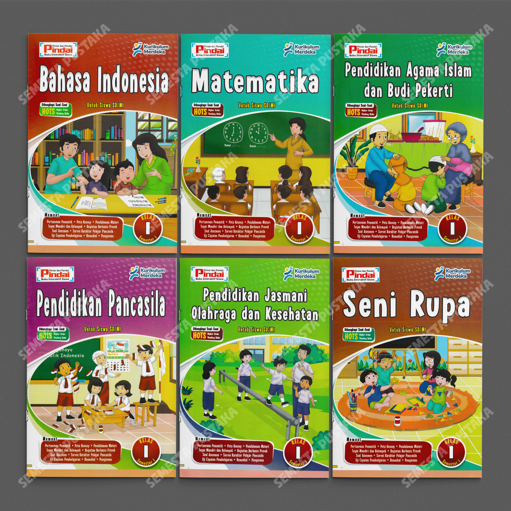 Jual LKS Pindai Kelas 1 SD Semester 1 Kurikulum Merdeka | Shopee Indonesia