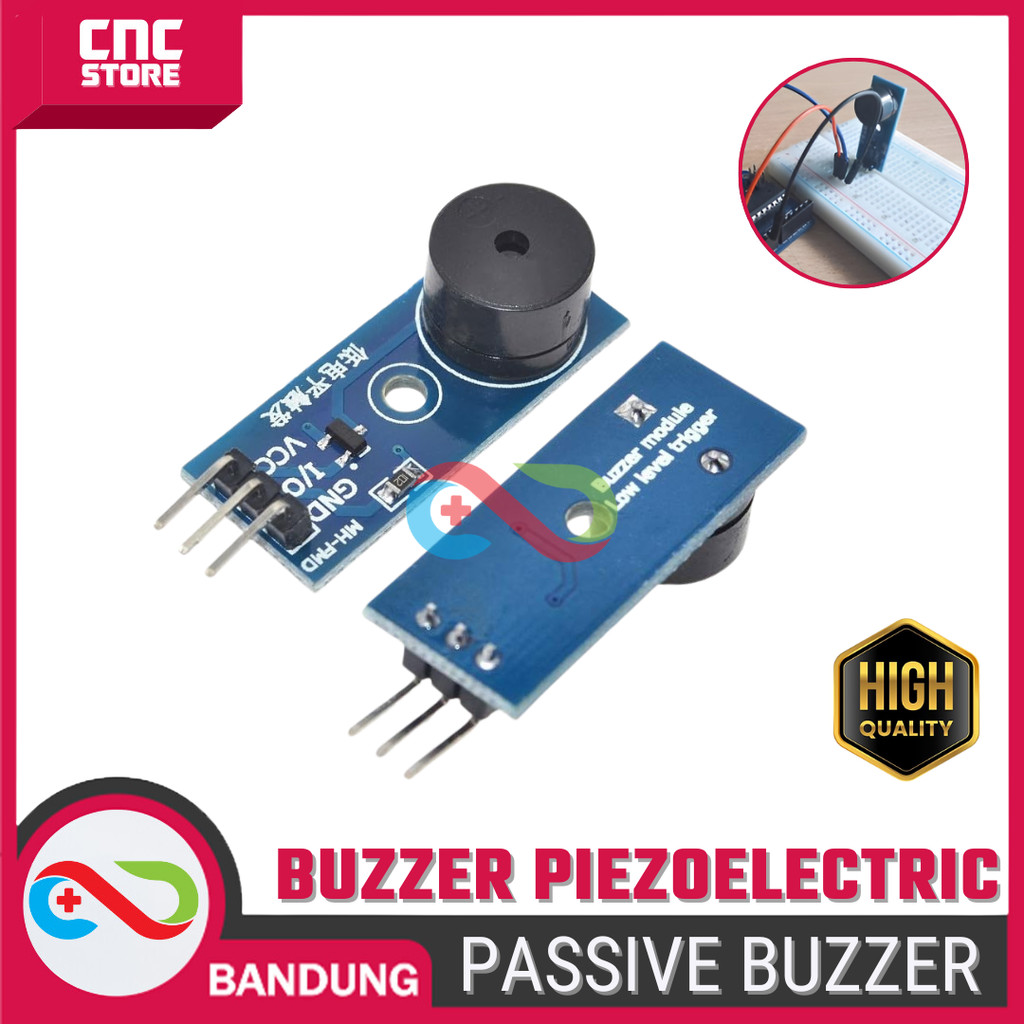 Jual Modul Passive Buzzer 3.3V-5V untuk Arduino, ESP8266, ESP32 – Suara ...